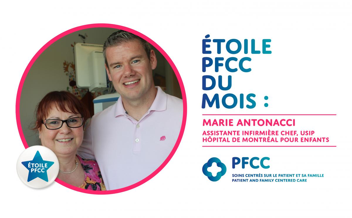 Étoile des soins centrés sur le patient et la famille : Marie Antonacci ...